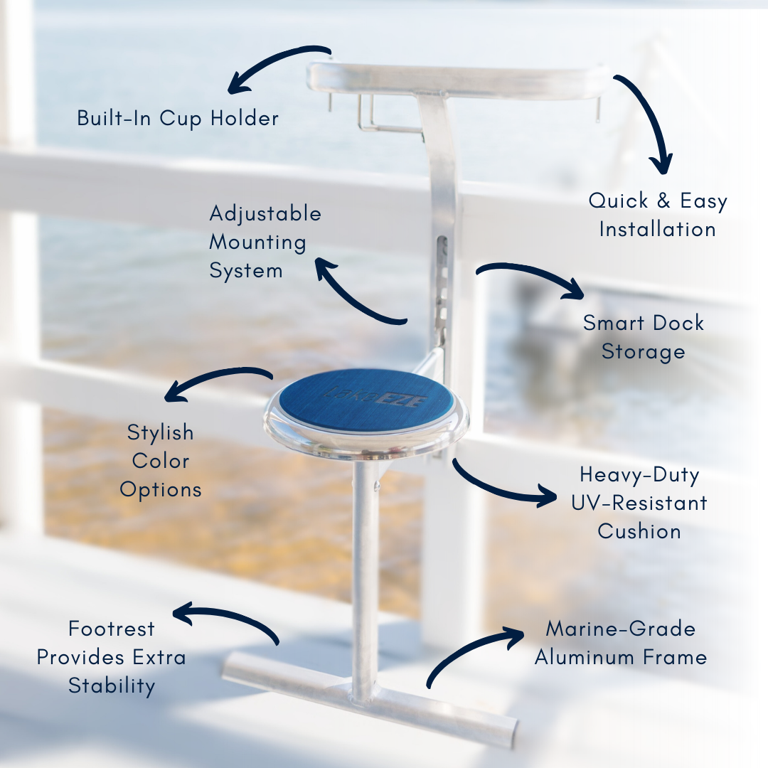 Pool Stools for Safer, Easier Water Entry | LakeEze