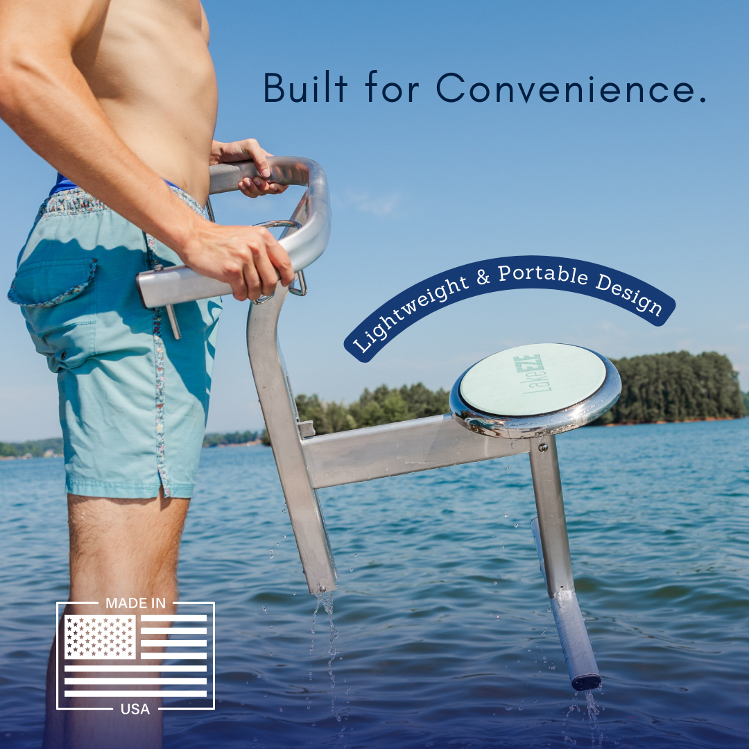 Pool Stools for Safer, Easier Water Entry | LakeEze