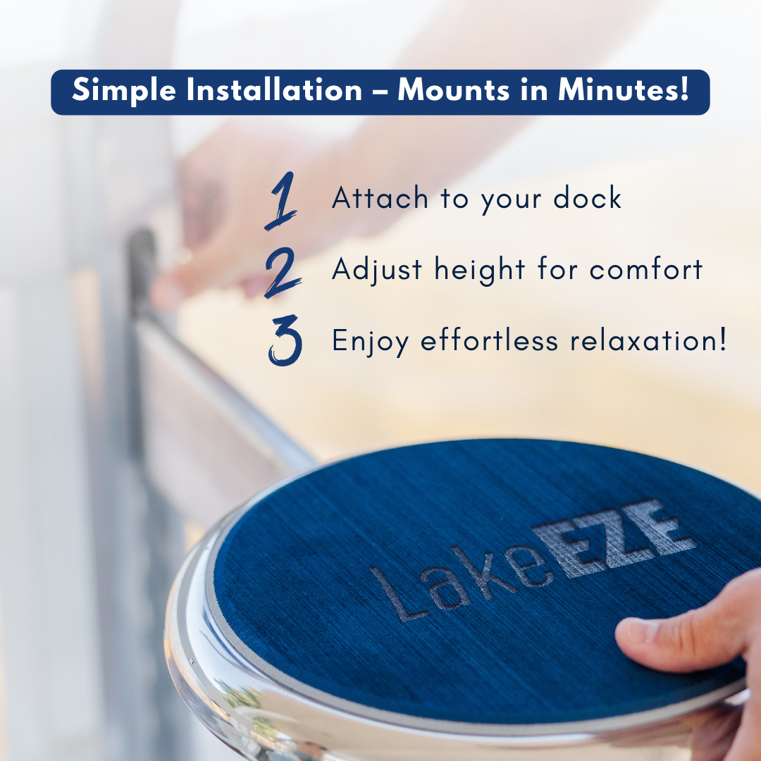 Pool Stools for Safer, Easier Water Entry | LakeEze